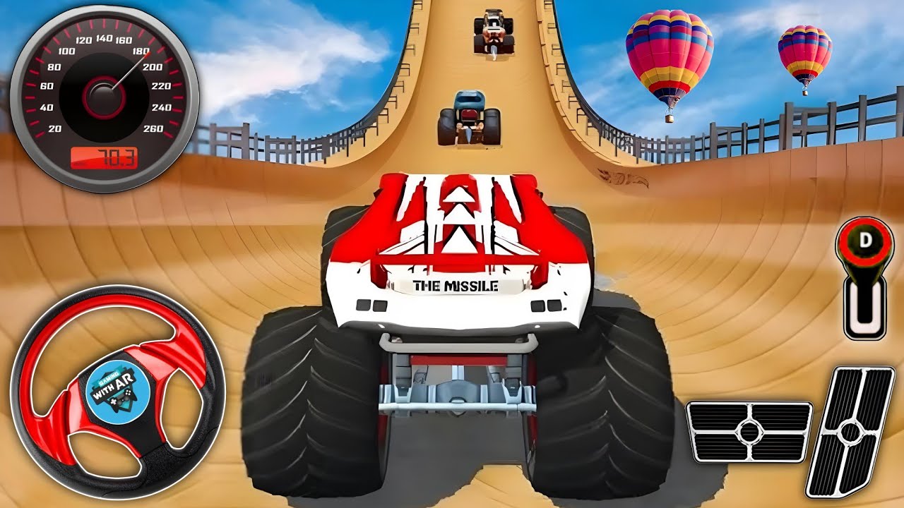 Monster Truck Ramp GT Stunt - Master Mega Racing Games - Android Gameplay #87 - YouTube