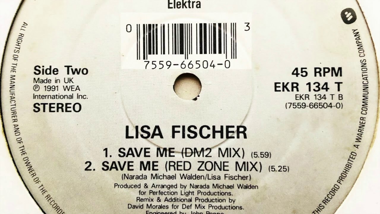 Lisa Fischer - Save Me (Red Zone Mix) - YouTube