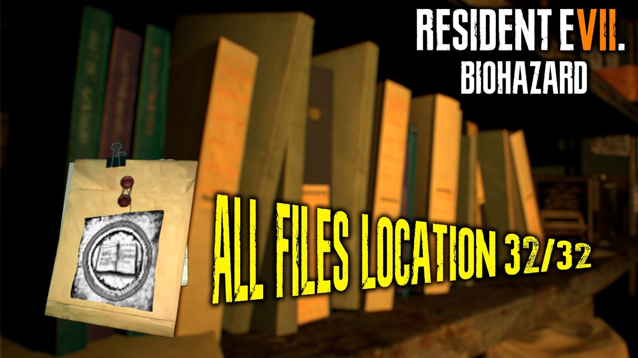 [Achievement Hunter] The Devil Is In The Details Trophy | All Files | Resident Evil 7: Biohazard ...