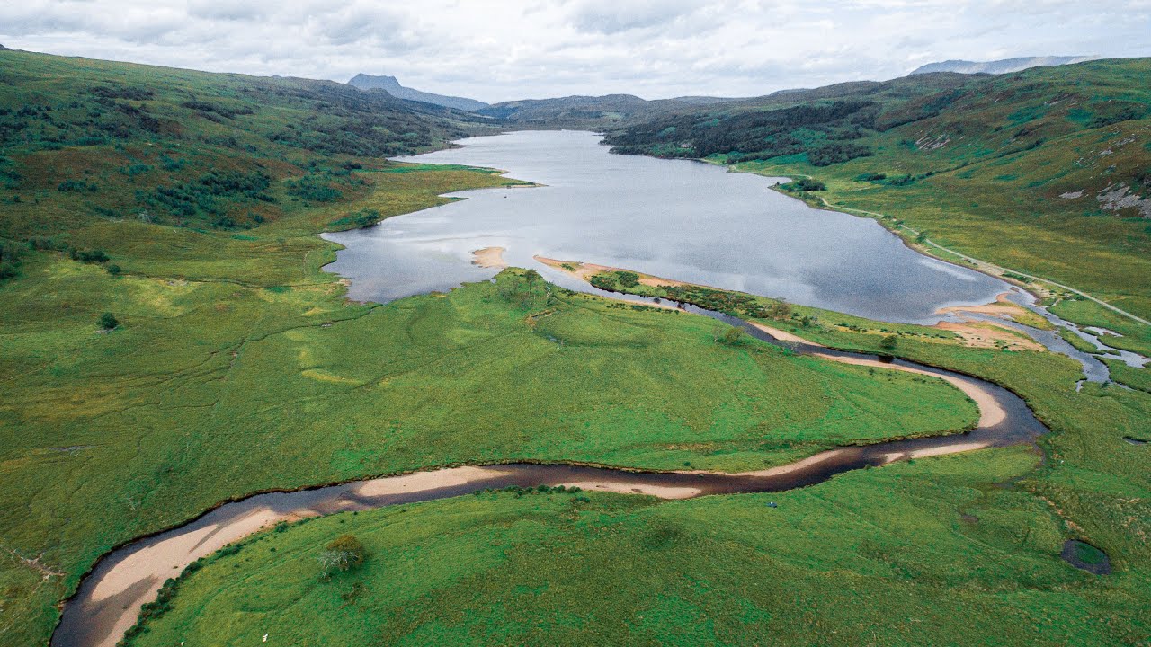 Rhidorroch River - Loch Achall Inlet Stream - YouTube
