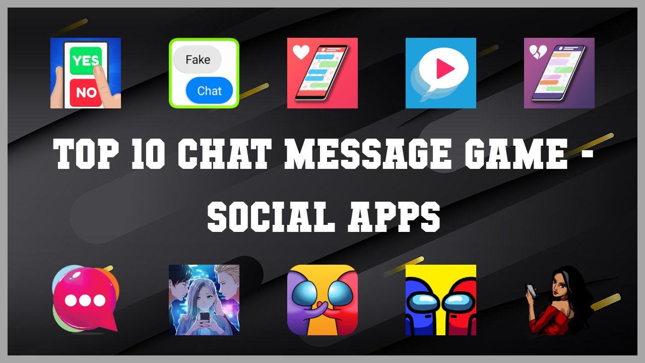Top 10 Chat Message Game Android Apps - YouTube
