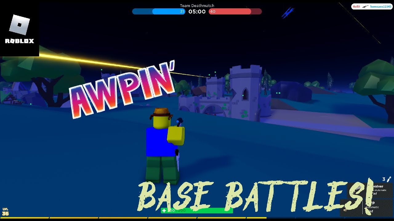 Awpin Roblox Base Battles! - YouTube