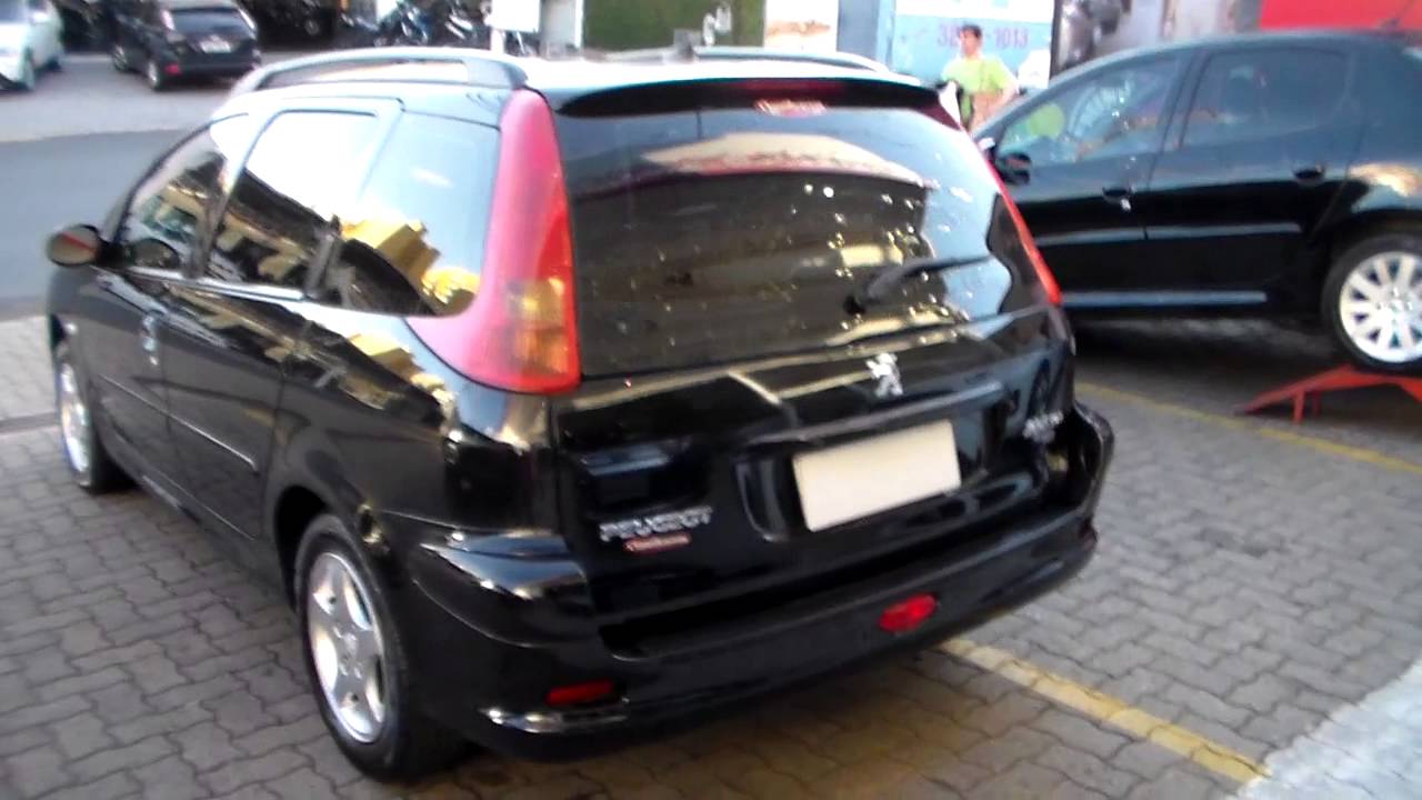 Peugeot 206 SW Feline 1.6 16v Automático (Flex) 2008 - YouTube