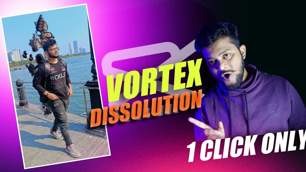 Viral Instagram trending vortex dessolution effect on Capcut | 1 click only - YouTube