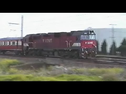 V/line trains of the late 90s and early 2000s - YouTube
