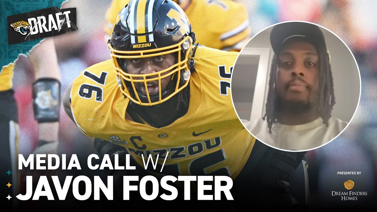 Javon Foster Media Call After 114th Overall Pick | Jacksonville Jaguars ...