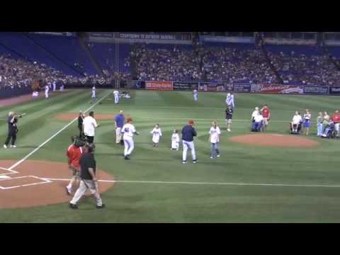 MLB 4 ALS First Pitch - YouTube