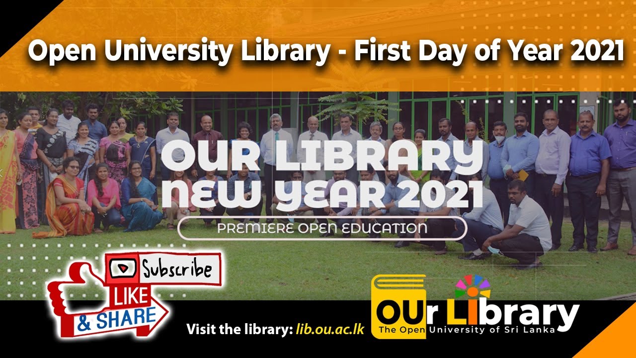 Open University Library - First Day of Year 2021 - YouTube
