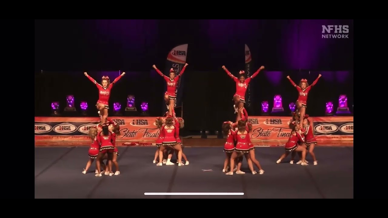 Marist High School IHSA State Cheerleading Prelims 2023 - YouTube
