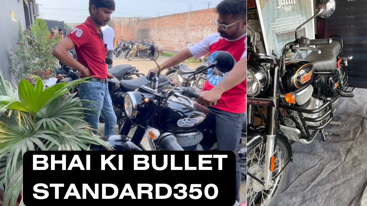 Booking new standard 350 bullet | kunal ne naya laptop leliya - YouTube