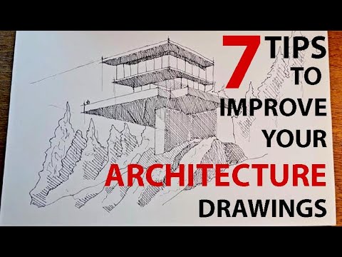 7 Tips to Improve your Architecture Drawings - YouTube