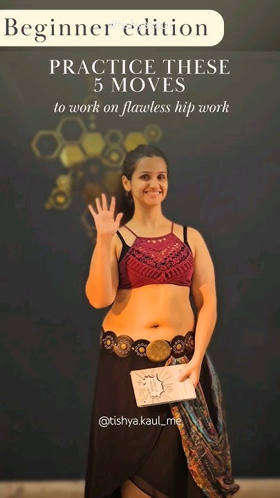 Belly Dance Drills - 5 moves for flawless hip work | YT Shorts | Tishya Kaul #tishyakaul # ...