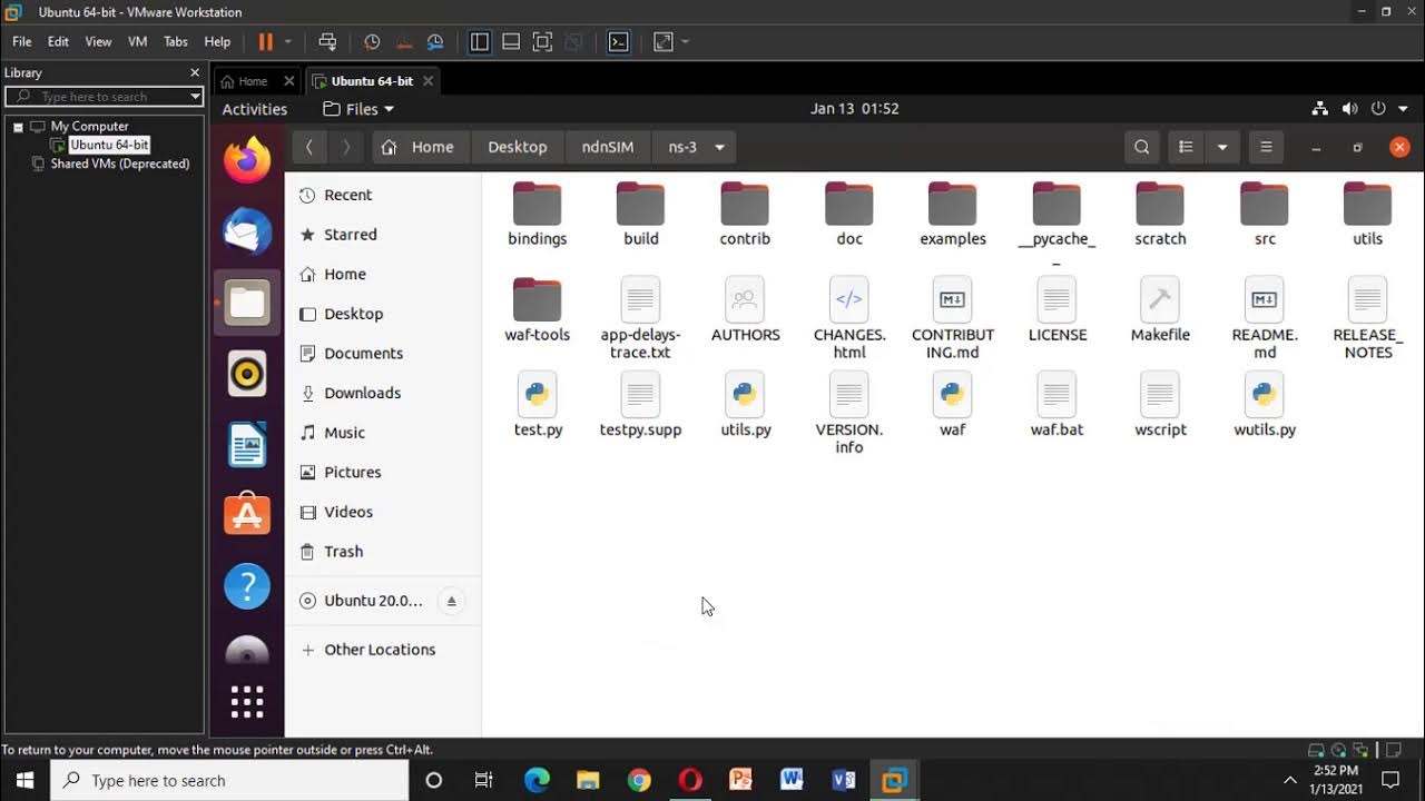 how to run example on ndnSIM ? - YouTube