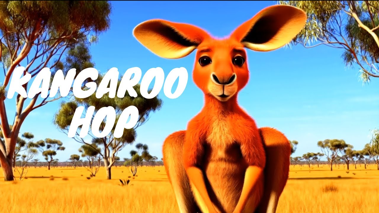 The Kangaroo Hop! 🦘 Exciting Kids’ Dance Song | Movement & Exercise Fun ...