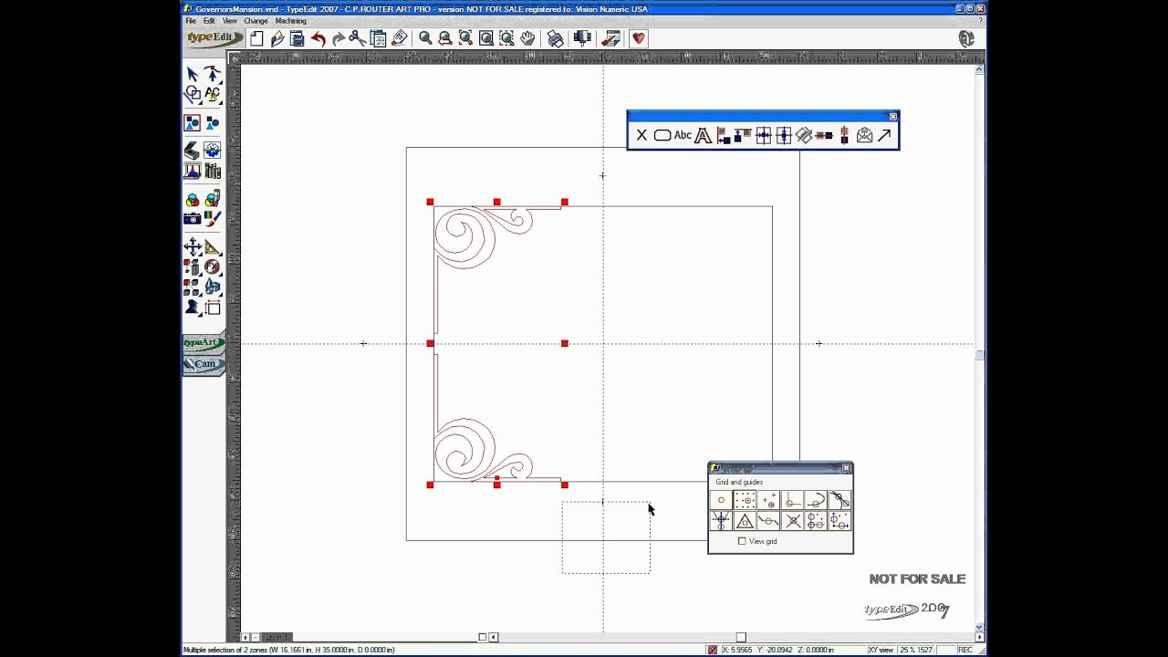 RouterType - Intaglio V Carve FX - Type3 Software - YouTube