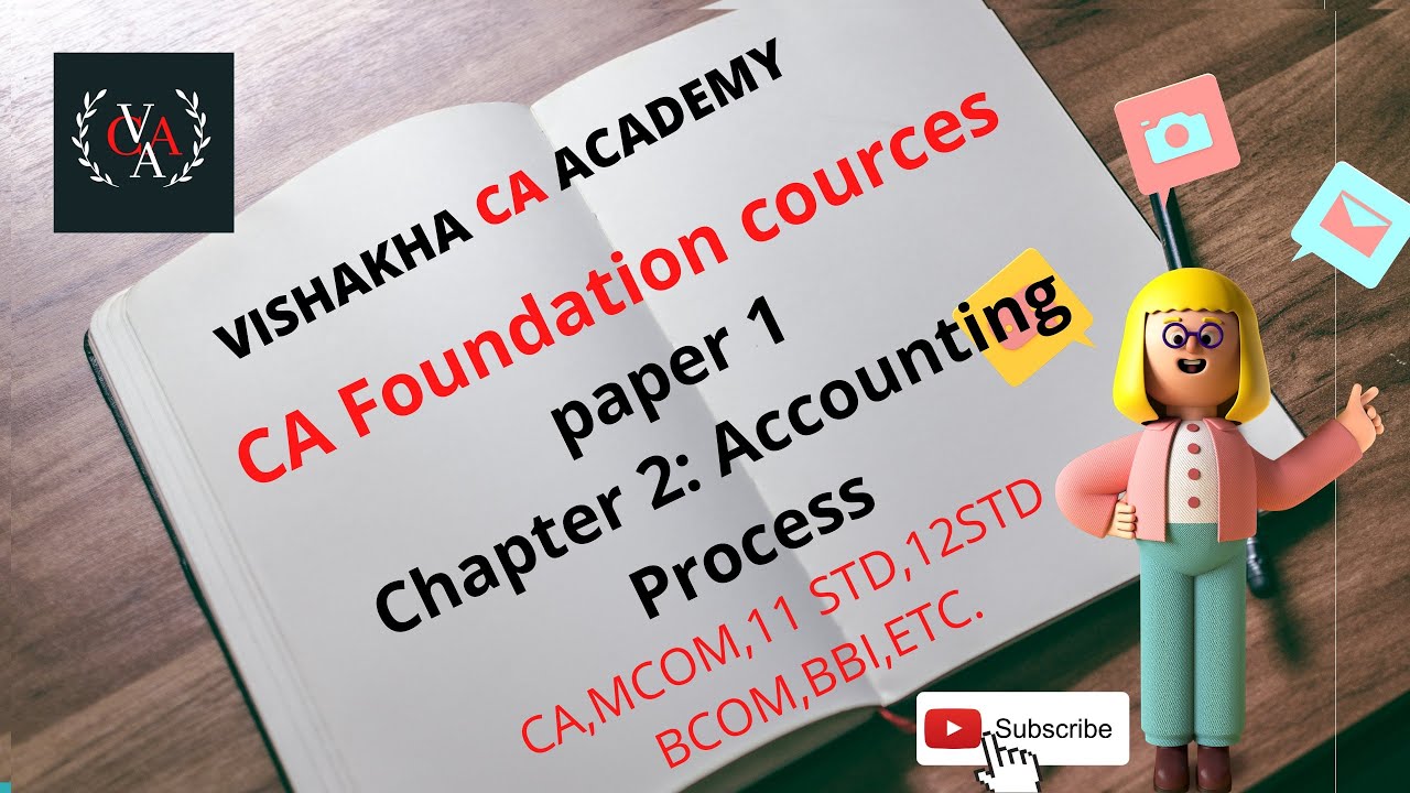 CA Foundation cources paper 1 Chapter 2: Accounting Process - YouTube
