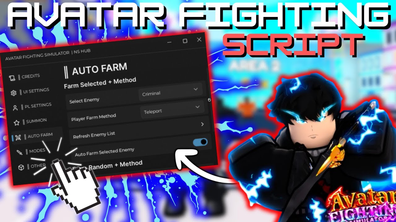 *NEW* Avatar Fighting Simulator Script (PASTEBIN 2025) (AUTO FARM ...