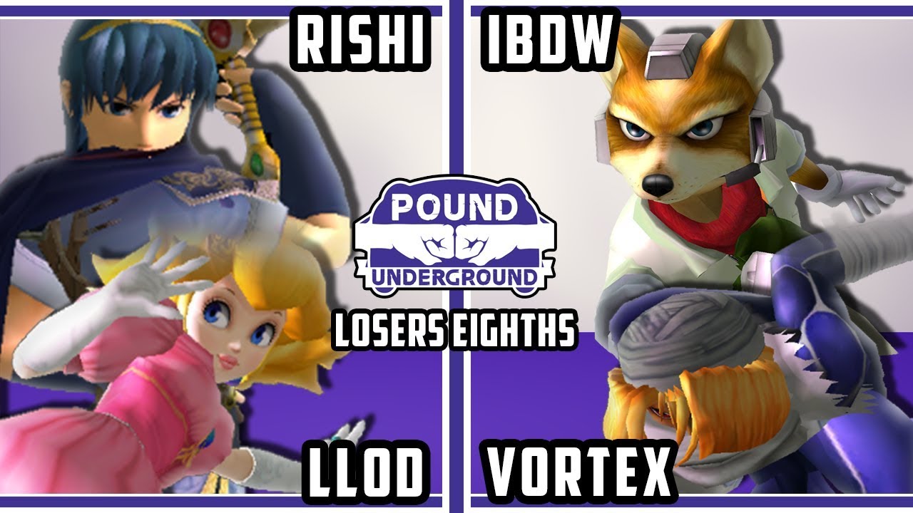 Pound Underground - VGBC | Rishi & lloD Vs. iBDW & vortex - Smash Melee ...