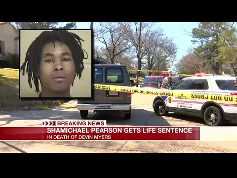 Pearson sentenced to life in prison in death of Devin Myers