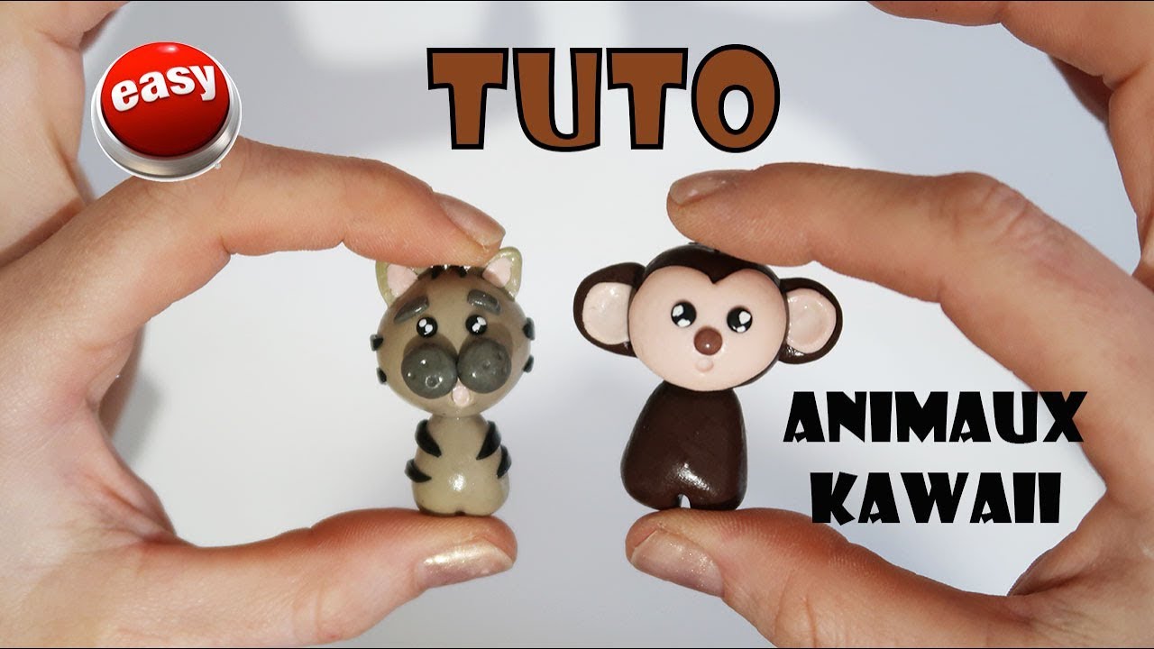 { TUTO FIMO } ANIMAUX KAWAII DEBUTANT PART 2 - YouTube