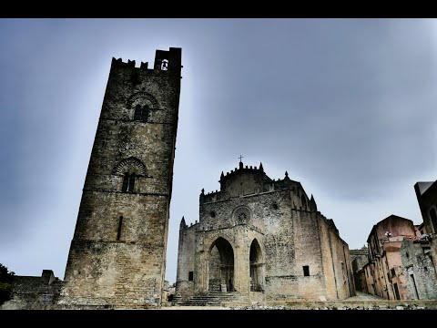 San Giuliano church in Erice, Sicily, Italy | Drone video | DJI Mini 2