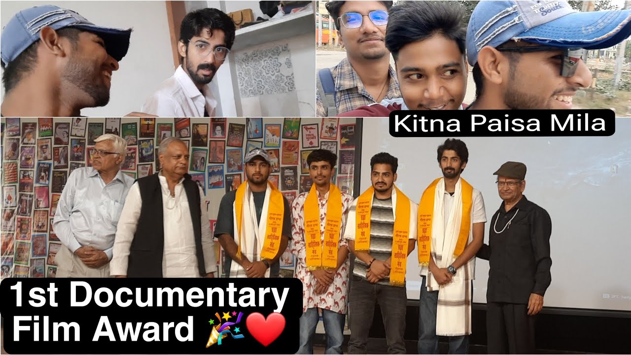 vlog #16 DOCUMENTARY Film Award ️ supva film University vlog - YouTube