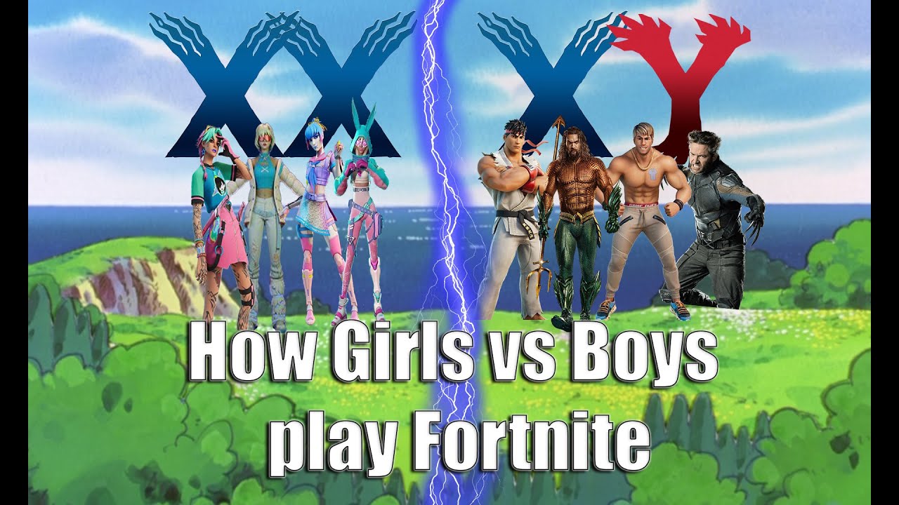 How we used Fortnite to determine our GENDER - YouTube