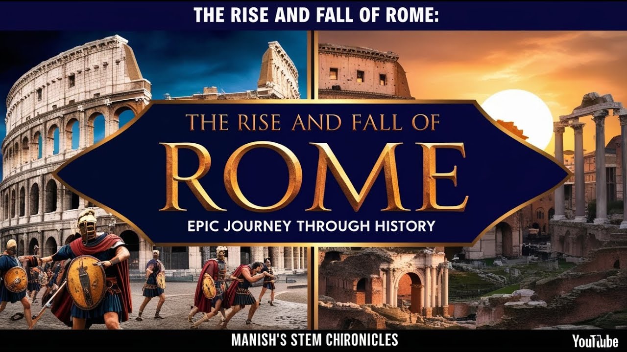 The Rise and Fall of Rome: Epic Journey Through History | Manish's STEM ...