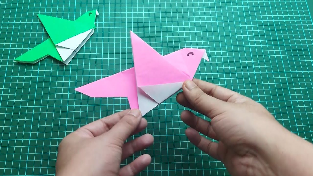 Cara Membuat Origami Burung Merpati Lucu Youtube