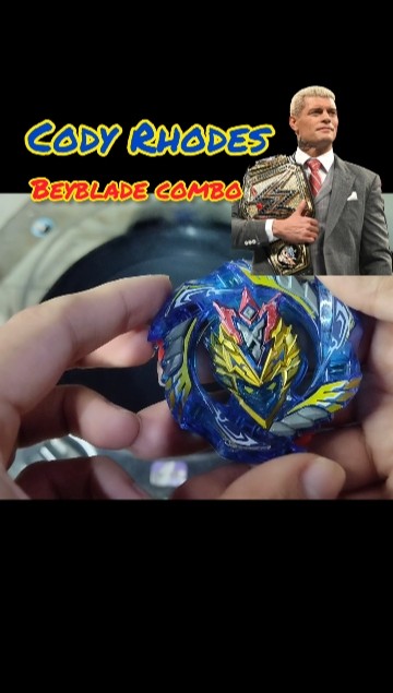 El combo de Beyblade de Cody Rhodes #beyblade #beybladeburst #wwe # ...