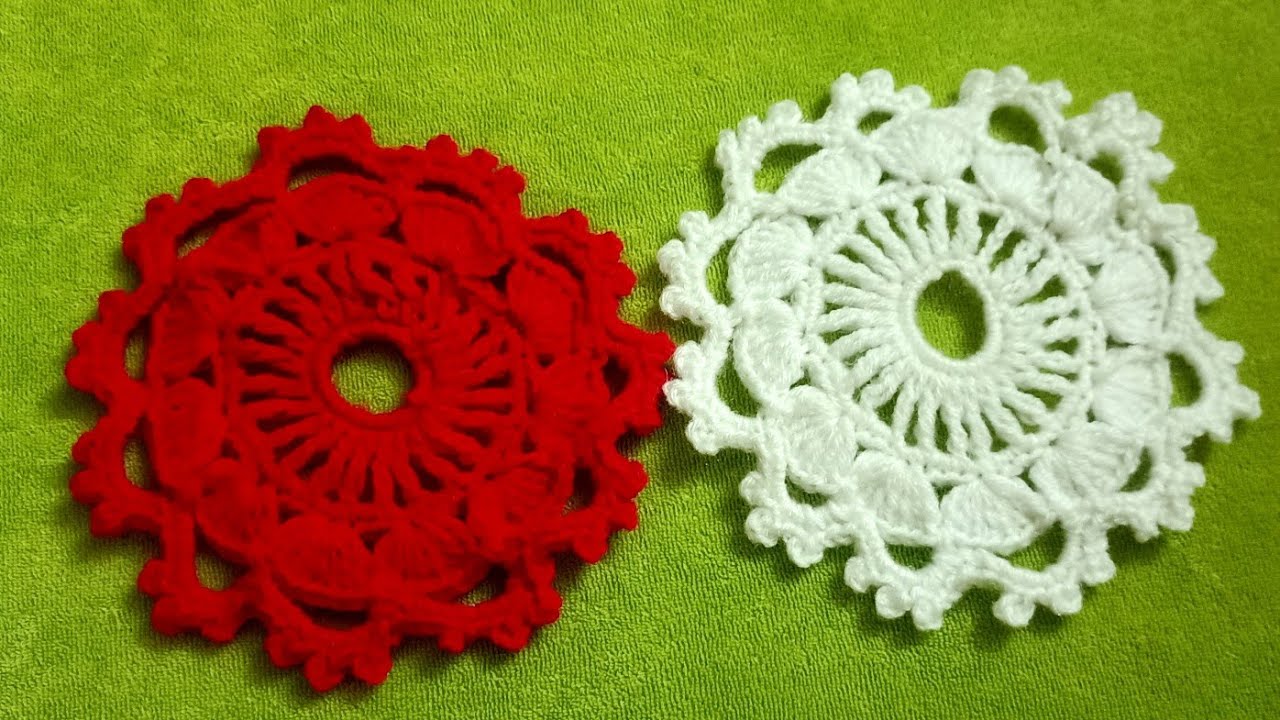 crochet flower motif | crochet flower |easy tutorial - YouTube