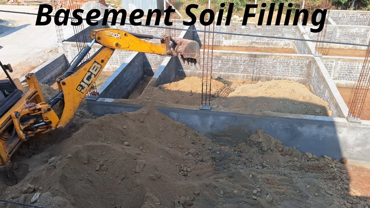 Basement Sand Filling | House Construction@SanjeshTech - YouTube
