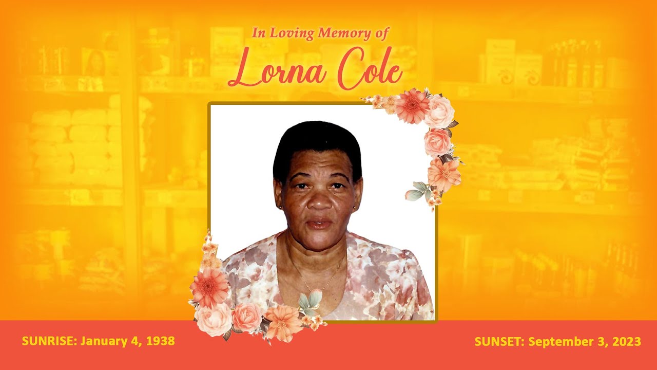 Celebrating The Life of Lorna Cole - YouTube