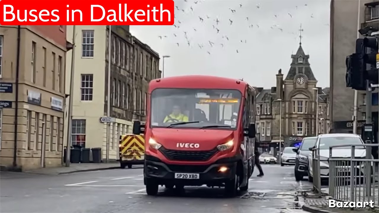 Buses in Dalkeith Town Centre • Bus Vlog 10/2/25 - YouTube