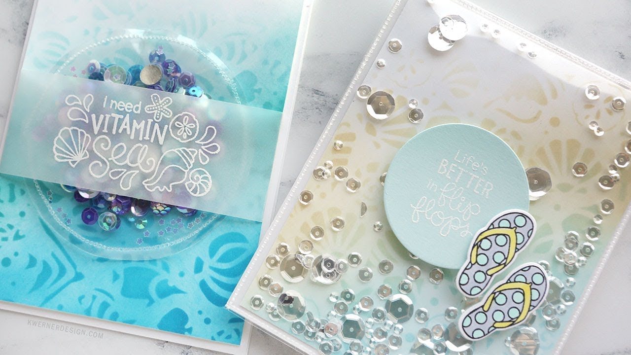 Ideas for Very Small Stamp Sets (Fuse Tool Shaker Cards) - YouTube