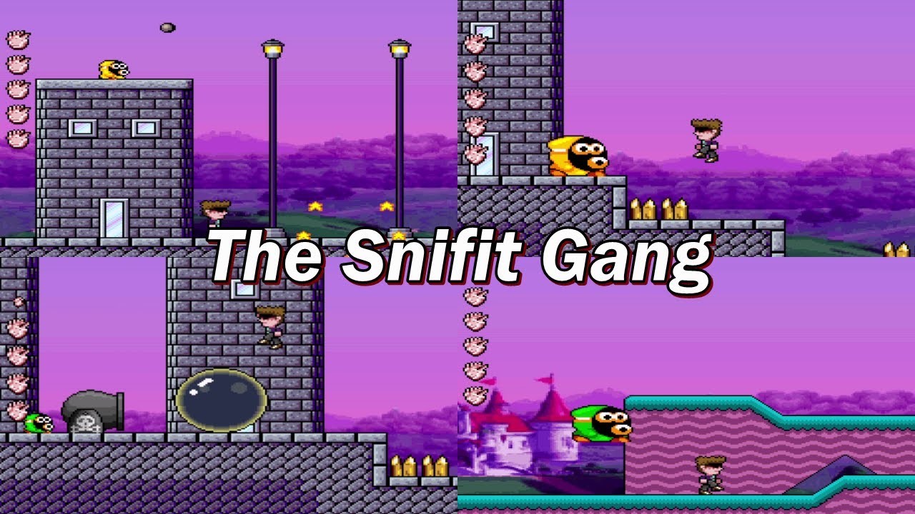 SMW Custom Sprites - Snifit Enemy Pack (te's Exo) - YouTube