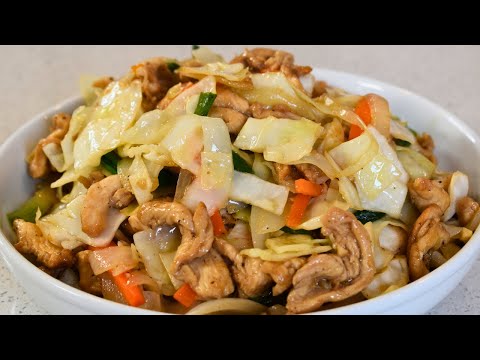 Easy and Delicious Chicken and Cabbage Stirfry Recipe - Perfect Weeknight Dinner Idea
