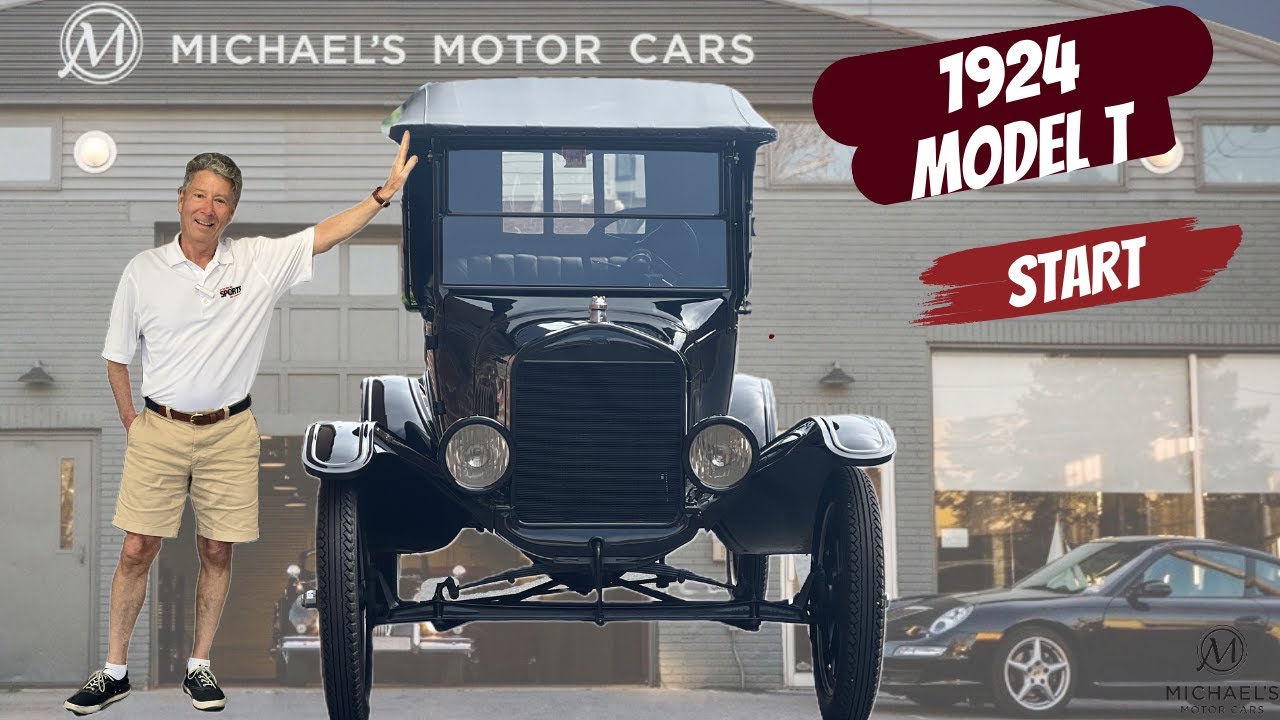 1924 Model T - start - YouTube