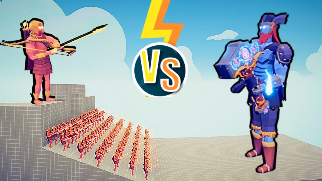 THOR vs EVERY RANGED UNITS - Totally Accurate Battle Simulator TABS ...