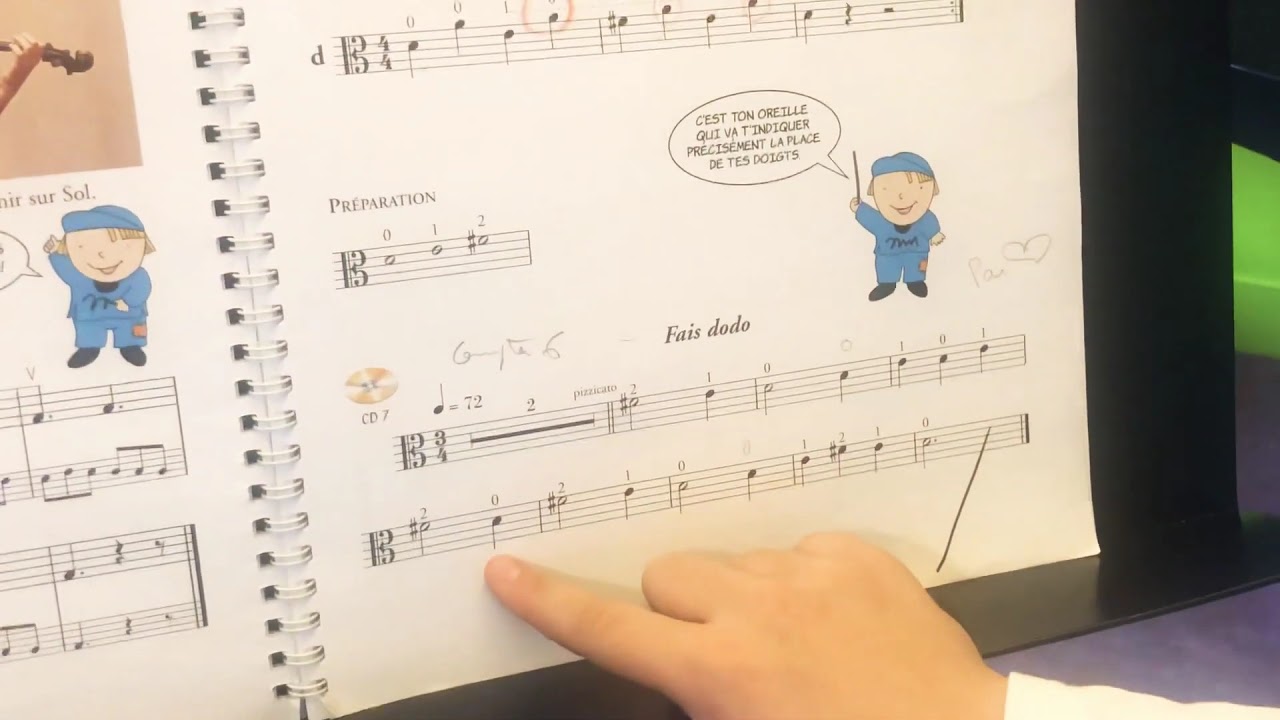 Fais dodo lecture de notes en clé d'ut - YouTube