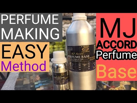 Perfume Making Easy Method with MJ ACCORD PERFUME BASE #itar # ...