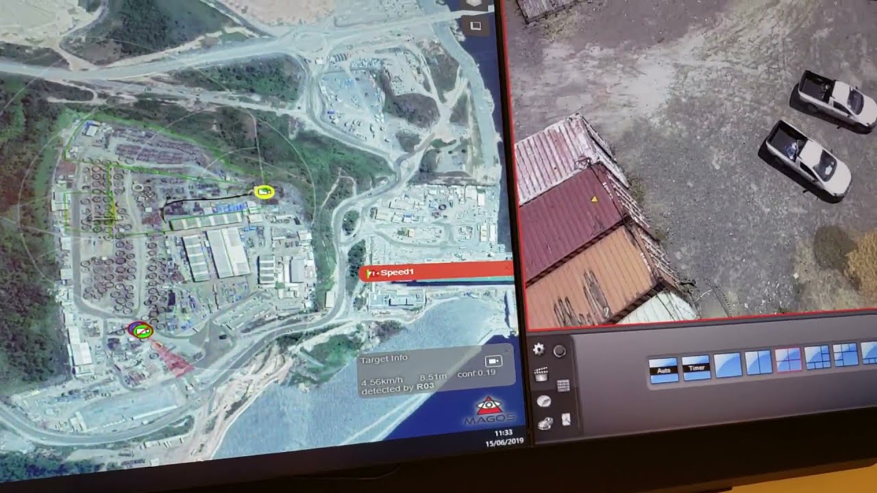 Radar Magos - Proteção total instalado a 22m de altura sem zona cega ...