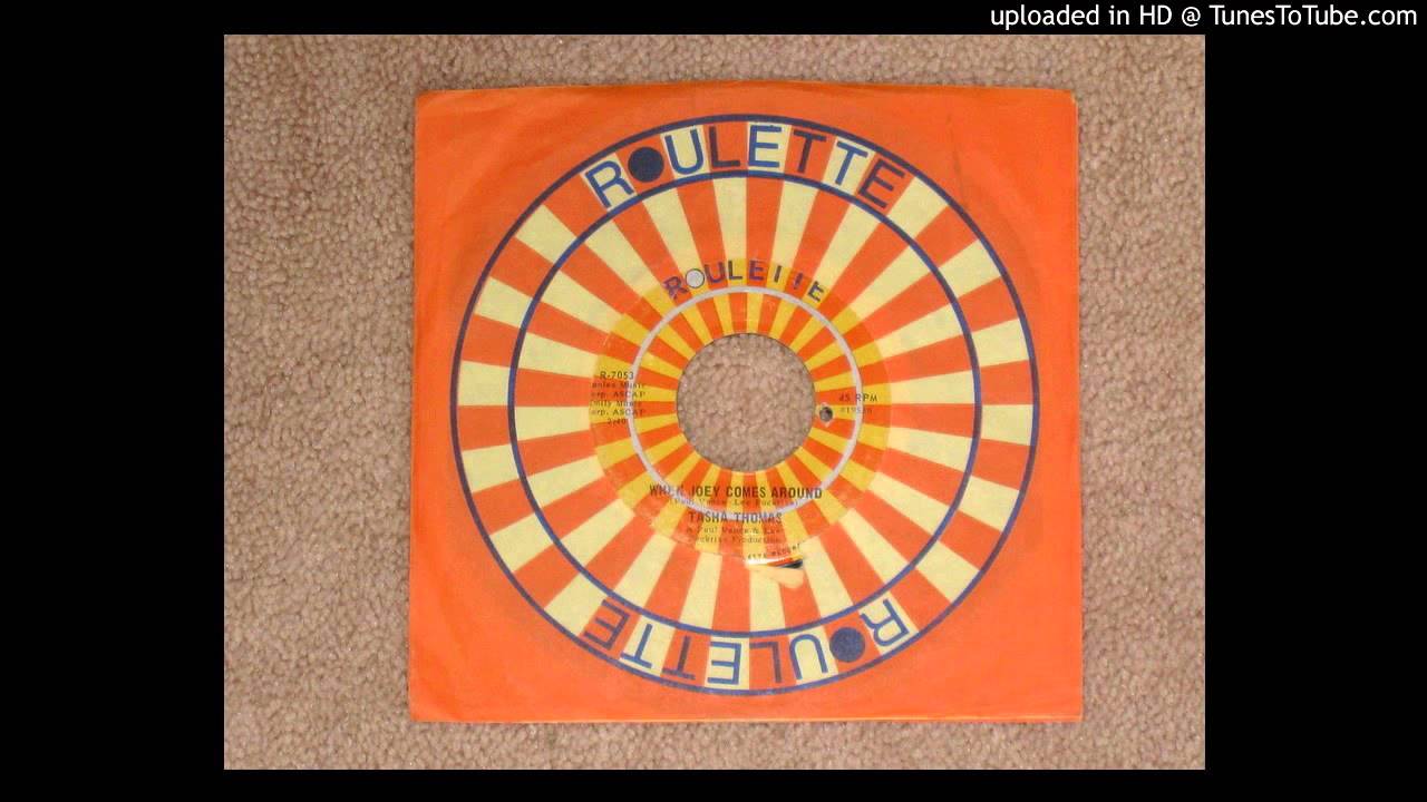Tasha Thomas "When Joey Comes Around" 1969 Roulette B-side to "I Saw ...