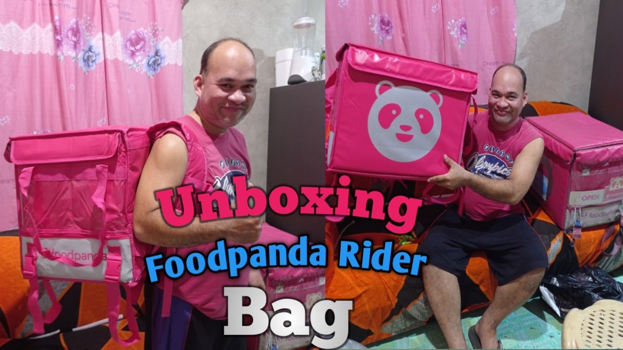 How to Assemble Foodpanda Rider Bag / Unboxing || Roel Terana Vlogs ...