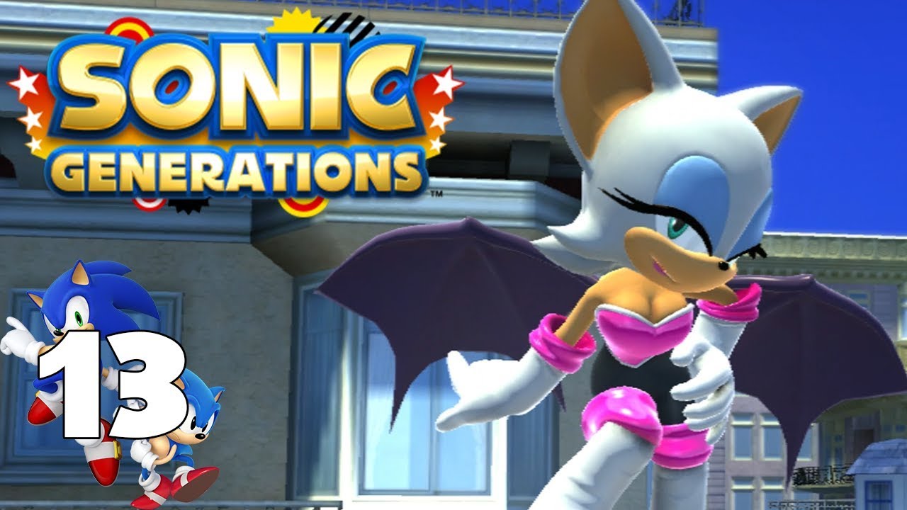 Sonic Generations - Episode 13: Rouge and Her Large Bombs - YouTube