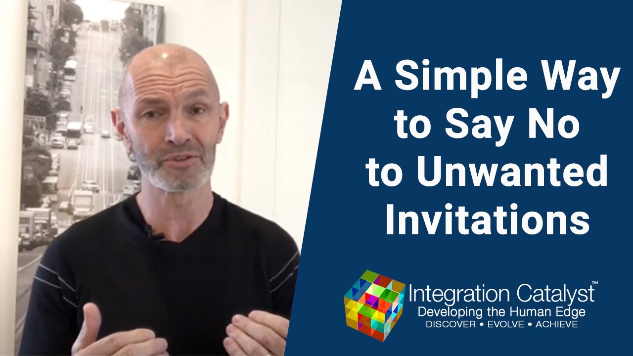How to Stay Focused A Simple Way to Say No to Unwanted Invitations ...