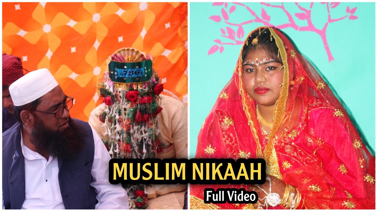 Indian Muslim Wedding Full Video | Haldi & Nikah | Anisha Weds Suleman ...