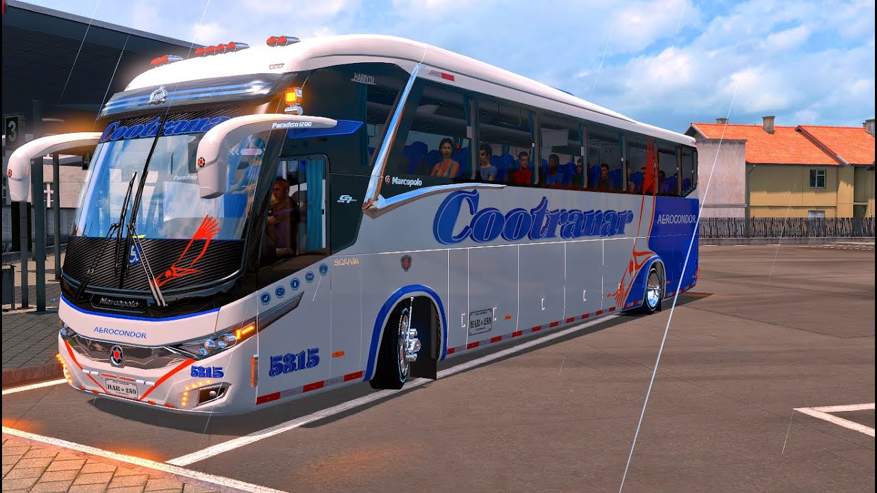 Bus Marcopolo Paradiso New G7 1200 4x2 © Skin Cootranar + Accesorios ...