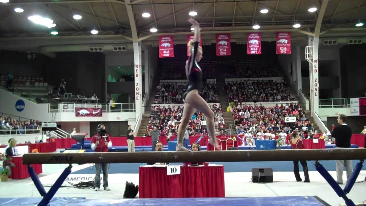 Jordan Salsberg Beam v Georgia - YouTube