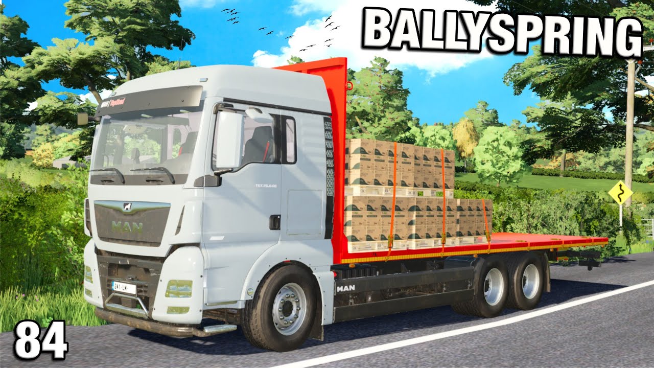 GOOD MONEY FROM THIS LOAD OF DAIRY PRODUCTS BallySpring FS22 Ep 84 ...
